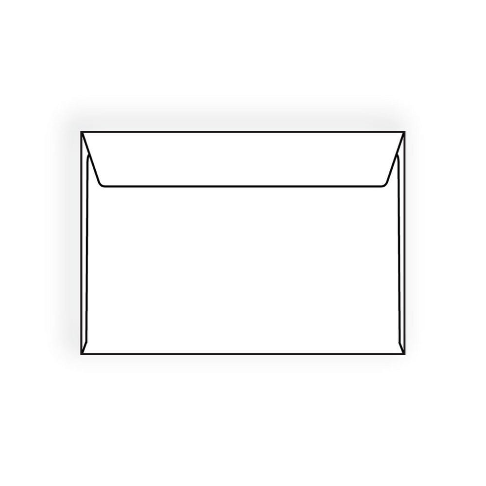Open Side Booklet Envelopes, 6-1/2" x 9-1/2", 28#, White (92% ...