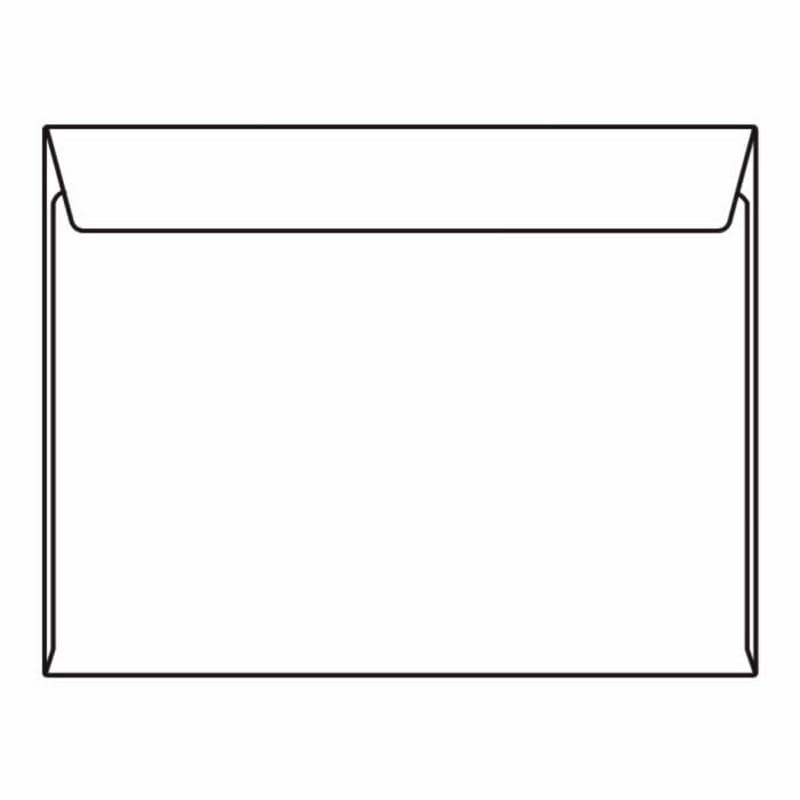 Machine Insertable Open Side Booklet Envelopes, 9" x 12", 25#, White ...