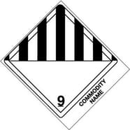 4 X 4 3 4 Class 9 Environmentally Hazardous Substances Liquid N O