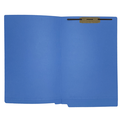 14pt Dark Blue Folders, Full Cut 2-Ply END TAB, Legal Size, Fastener ...